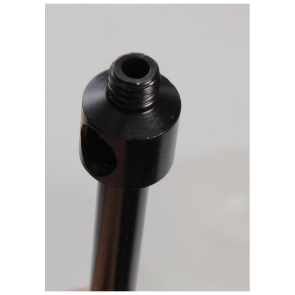 Metal Pibe Svamp Sort 9cm